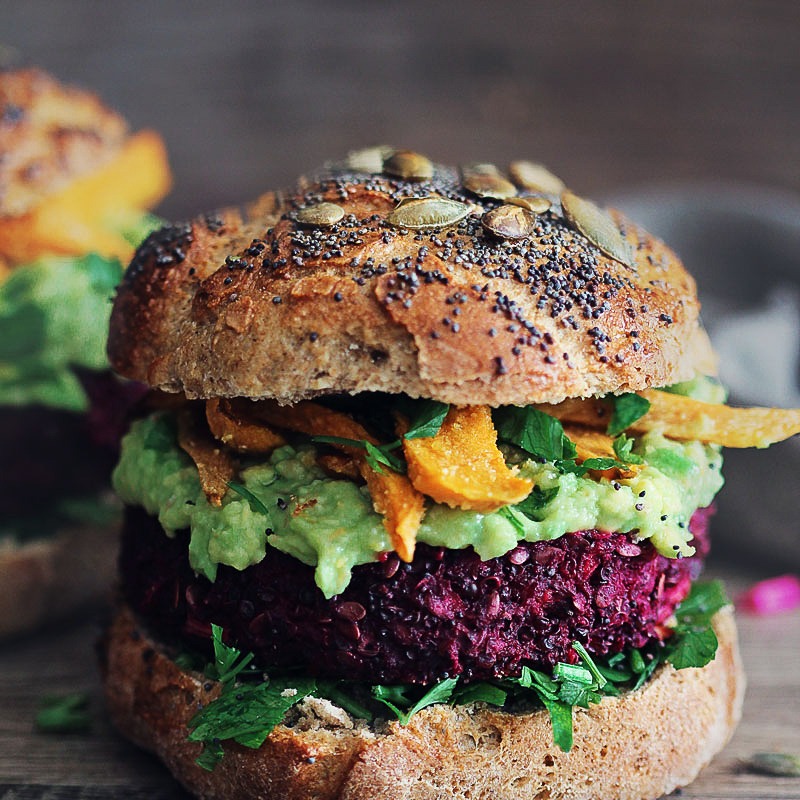 Beet Veggie Burger | Organic Burger Recipe | Ripe Organic